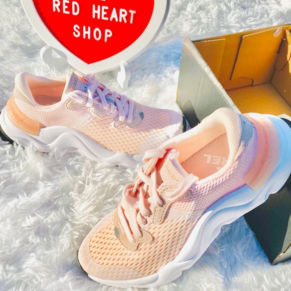 Sorel | Shoes | Sorel Kinetic Renegade Light Pink Mesh Sneakers | Poshmark